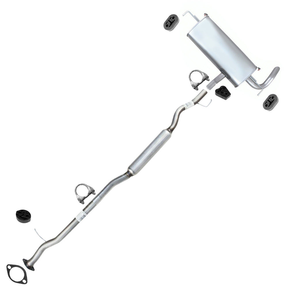 2014-2019 Nissan Rogue 2.5L Resonator Pipe and Muffler – Giant Exhaust