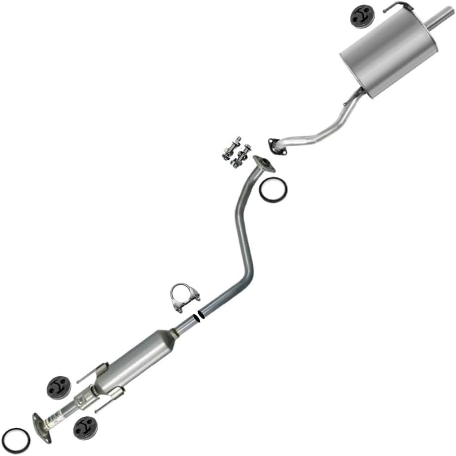 2012-2018 Nissan Versa 1.6L Muffler and Resonator | Cat back Exhaust S ...