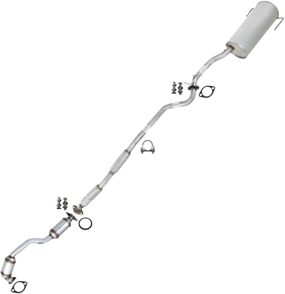 2000-2004 Subaru Legacy 2.5L Catalytic Resonator and Muffler Exhaust S ...