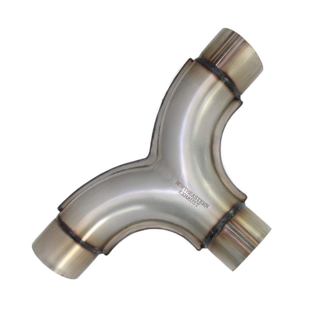 2.5" Inlet/Outlet 13" Long Exhaust Universal Stamped Y-Pipe – Giant Exhaust